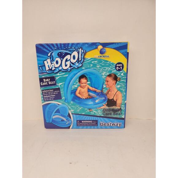 H20 | Toys | H2 Go Baby Care Seat Blue With Detachable Sun Shade | Poshmark